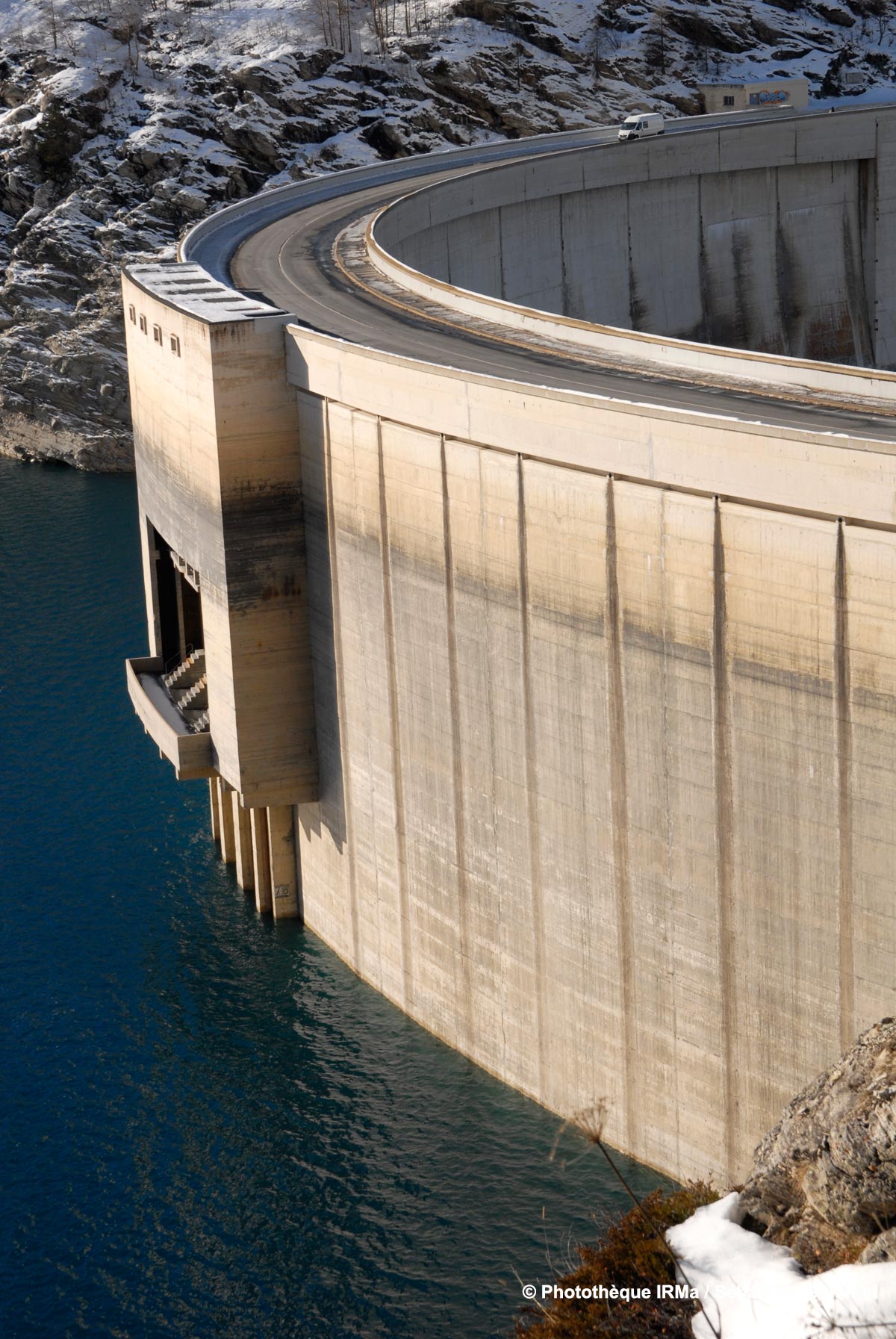 TIGNES : les barrages - Risques technologiques - Barrage de Tignes