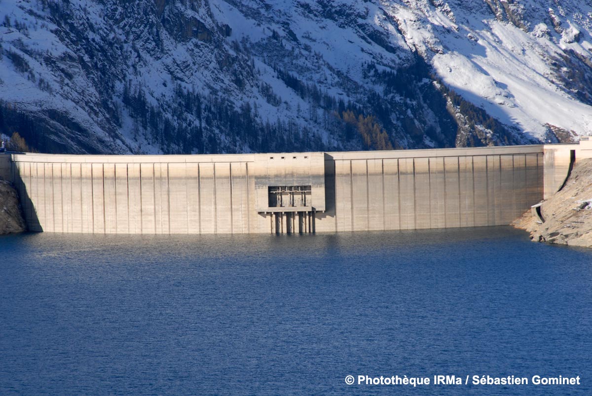TIGNES : les barrages - Risques technologiques - Barrage de Tignes