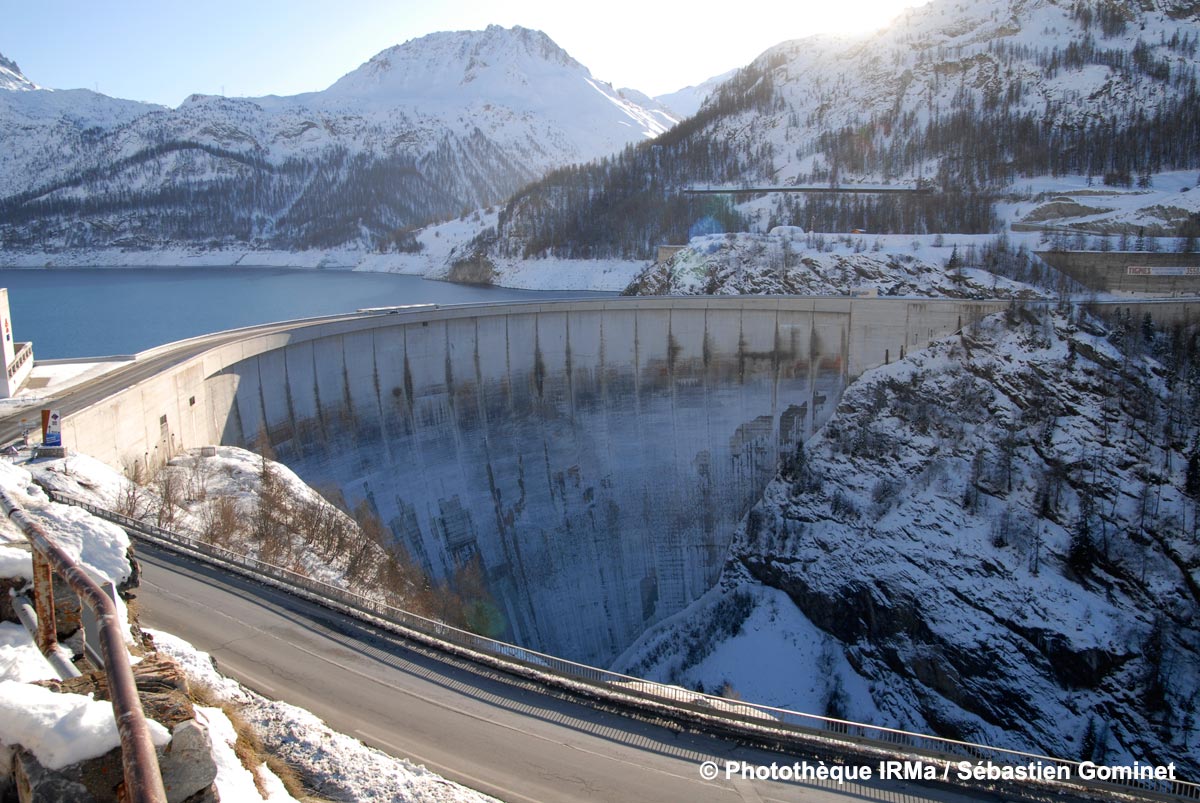 TIGNES : les barrages - Risques technologiques - Barrage de Tignes