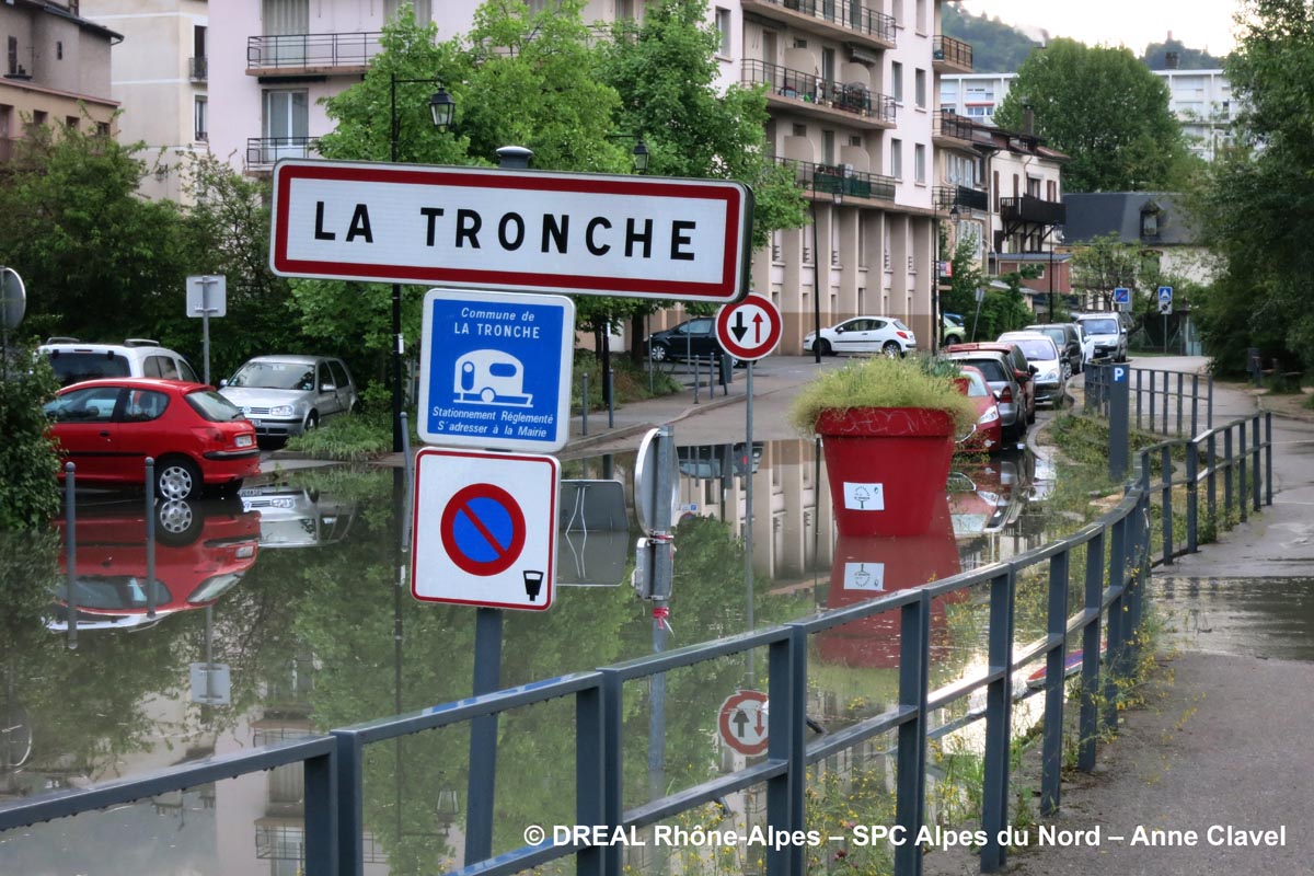 TRONCHE (LA) : inondation de plaine - Catastrophes naturelles - Crue de ...