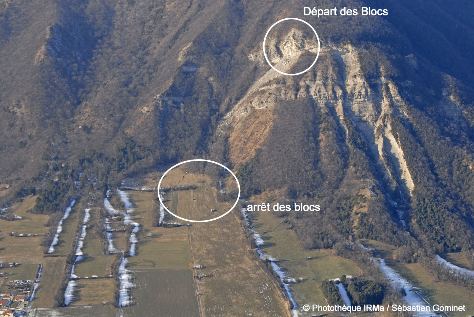 SAINT PAUL DE VARCES : éboulement - Catastrophes naturelles - Vue ...